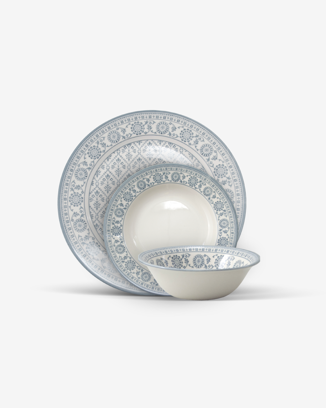 Claytan 24 Piece Dinner Set - Plethora Grey | Baitishk